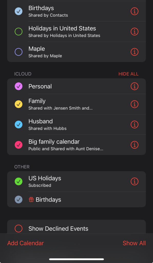 Using your iPhone calendar to the fullest - Good Morning Chaos